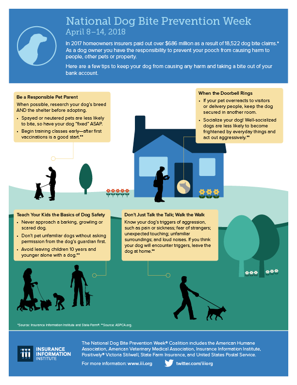 Infographic: National Dog Bite Prevention Week | III